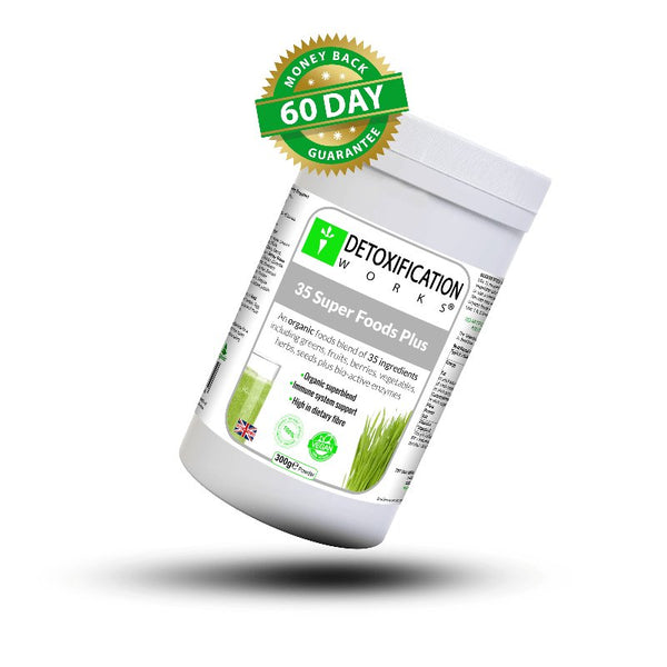 High-Fiber Green Vitamin Combo - 35 Organic Ingredients