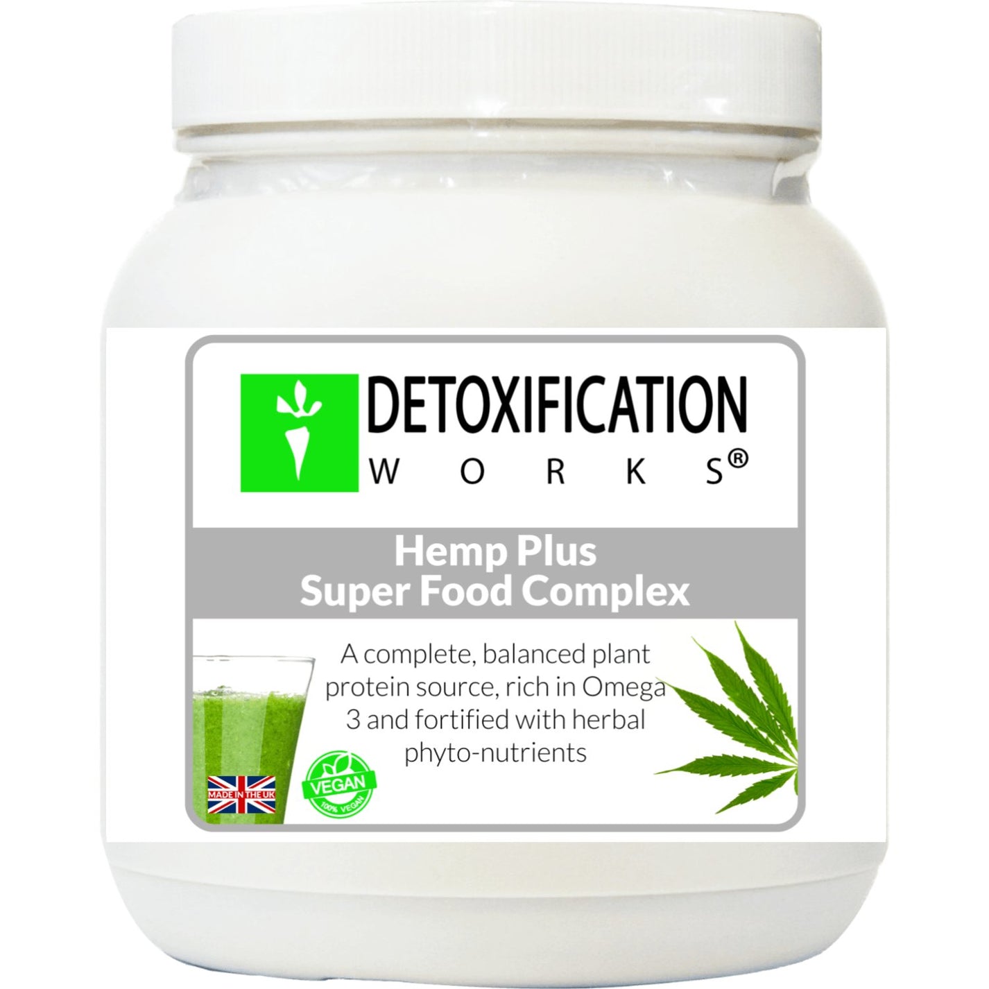 Hemp Plus Super Foods Complex | Detoxification Works ® – DETOXIFICATION ...
